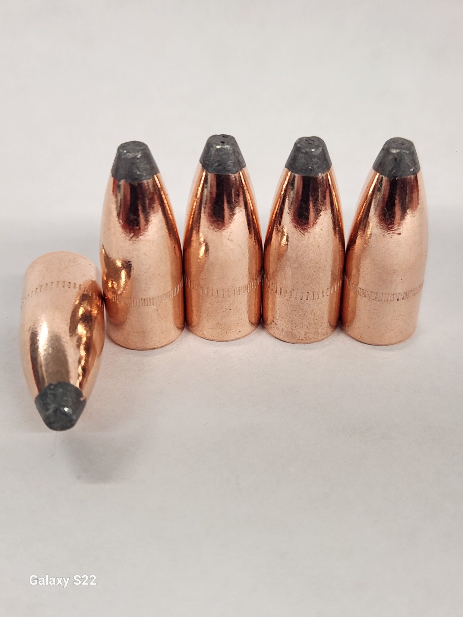 .375 220 gr. Round nose flat point bonded(50 Pack) – Fury Custom Bullets